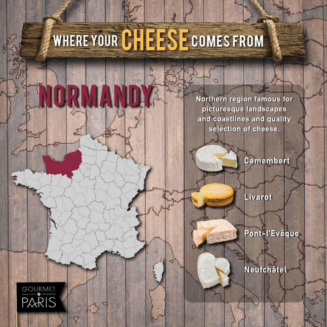 Prominent Cheese Regions of France - Repertoire Culinaire
